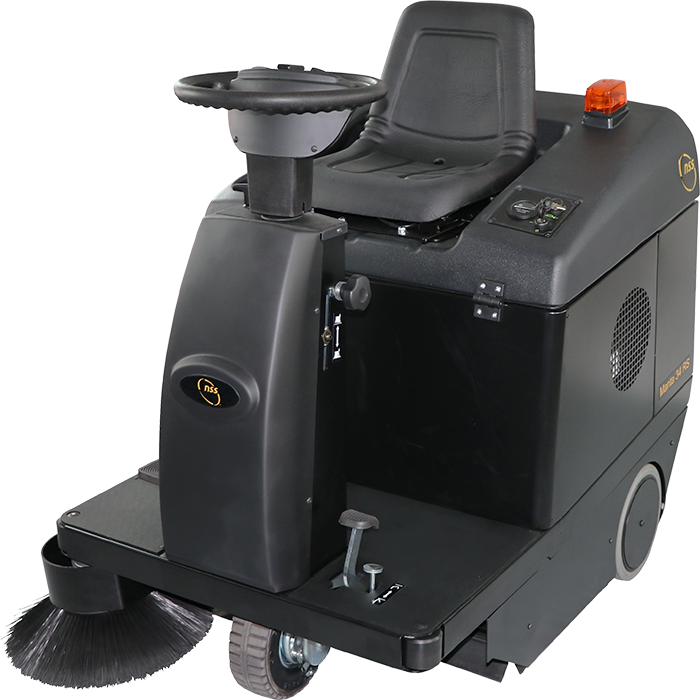 NSS Manta 34 RS Ride On Sweeper w/ Lead Acid Batteries 235ah — DC Equipment